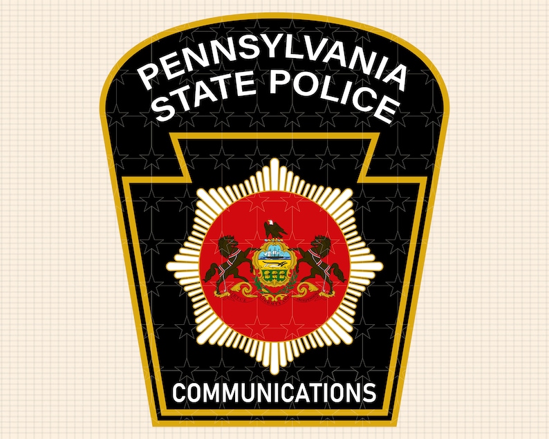 Patch of Pennsylvania State Police SVG Bundle, Pennsylvania State ...