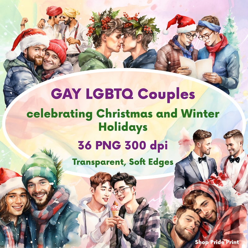 Gay Couple Snowman - Etsy