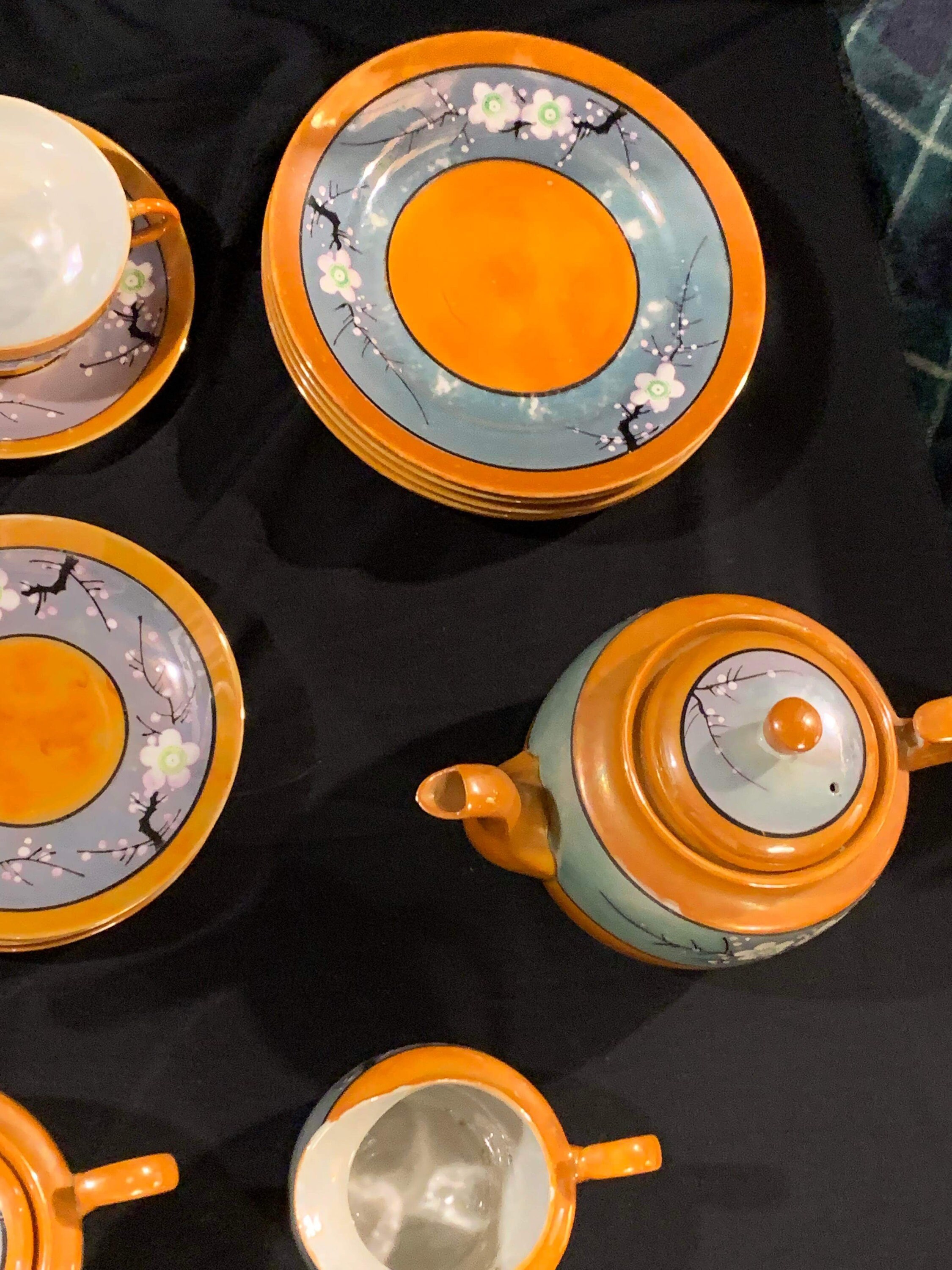 Rare Collectible Vintage Lusterware Tea Set Japan - Etsy