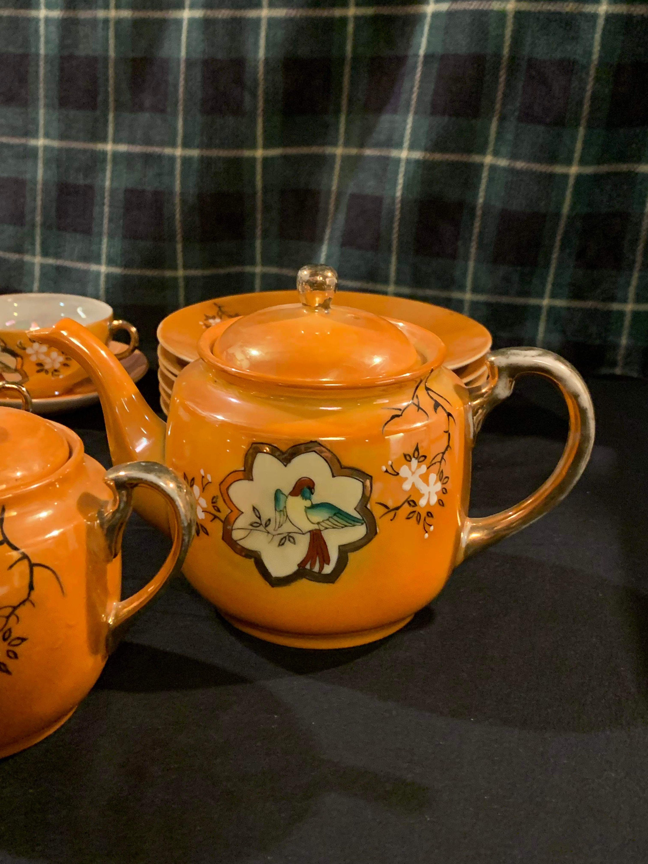 Rare Collectible Vintage Lusterware Tea Set Japan - Etsy