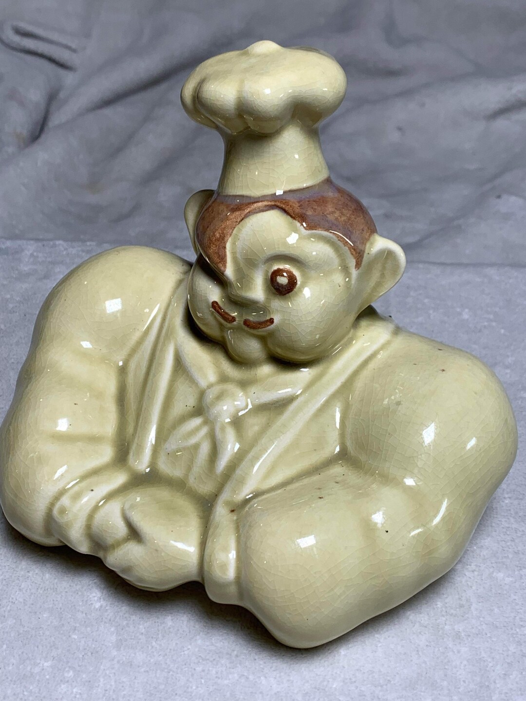 Red Wing Chef Pierre Cookie Jar Lid - Etsy