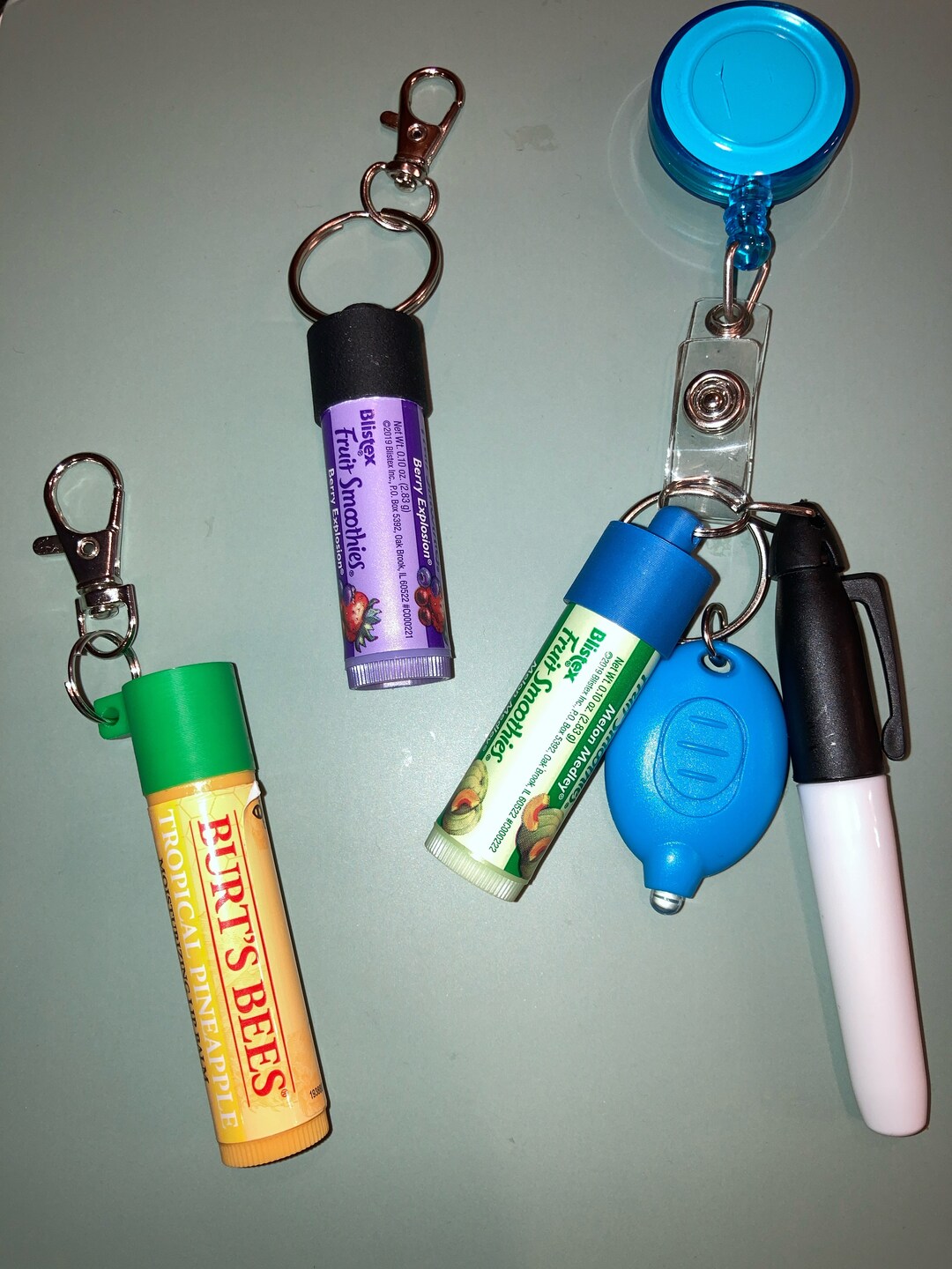 Lip Balm Cap With Chain - Etsy