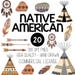 Native American Clipart - Hand Drawn Indigenous Heritage Images ...