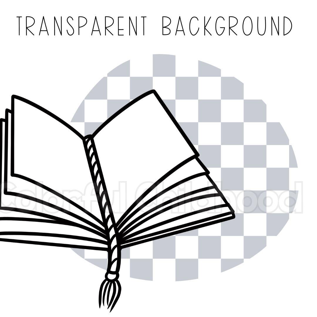 Teacher Appreciation Doodle Clipart - Black and White Outline and Hand ...