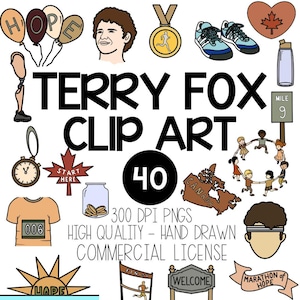Terry Fox Clipart - Etsy