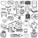 Teacher Appreciation Doodle Clipart - Black and White Outline and Hand ...