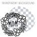 Mother's Day Doodle Clipart - Black and White Outline and Hand Drawn ...