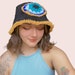Crochet Eye Black Bucket Hat - Etsy