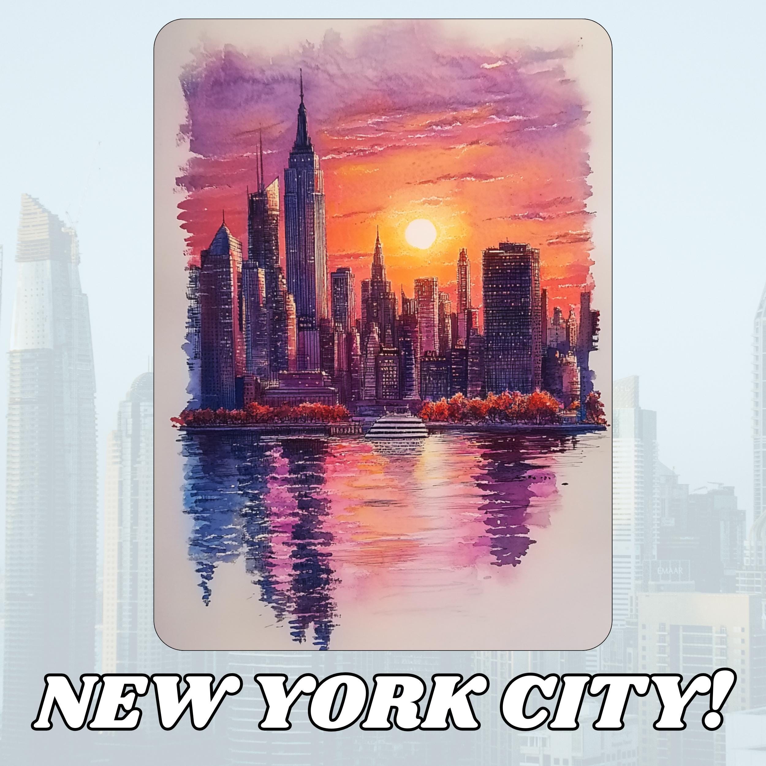 Scenic New York City Birthday Card City Birthday Card Gift Ideas for ...