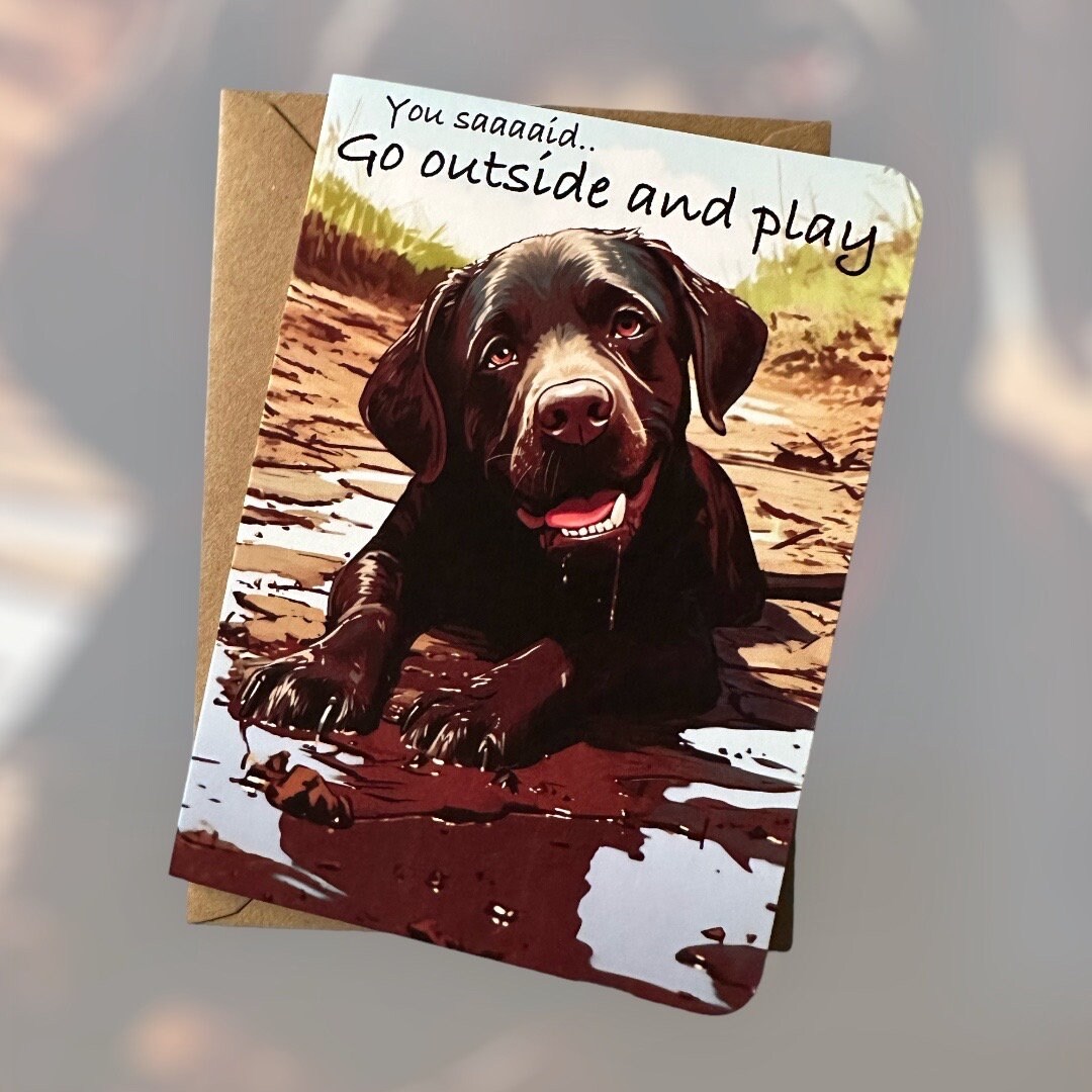 Labrador Birthday Card Funny Dog Birthday Card Labrador Lover Birthday ...