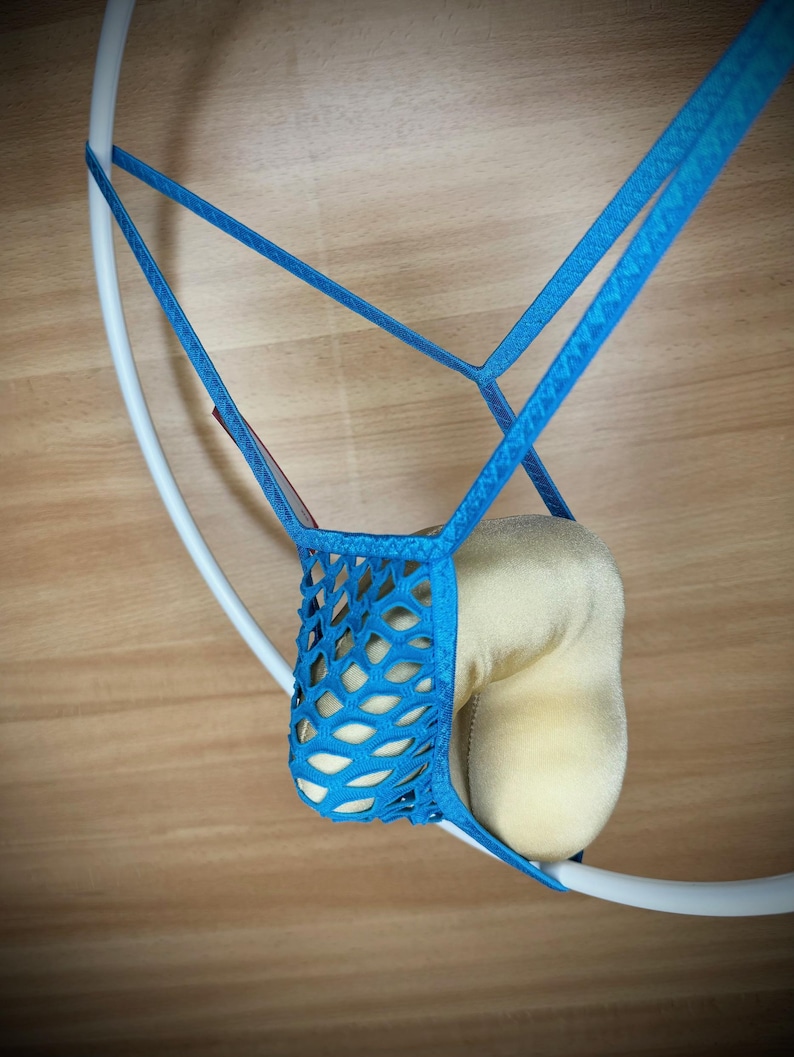 Jovanadesign Extreme Small Suit 11 Colours Cabaret Fishnet Open Holes Micro Mens String Tiny ...