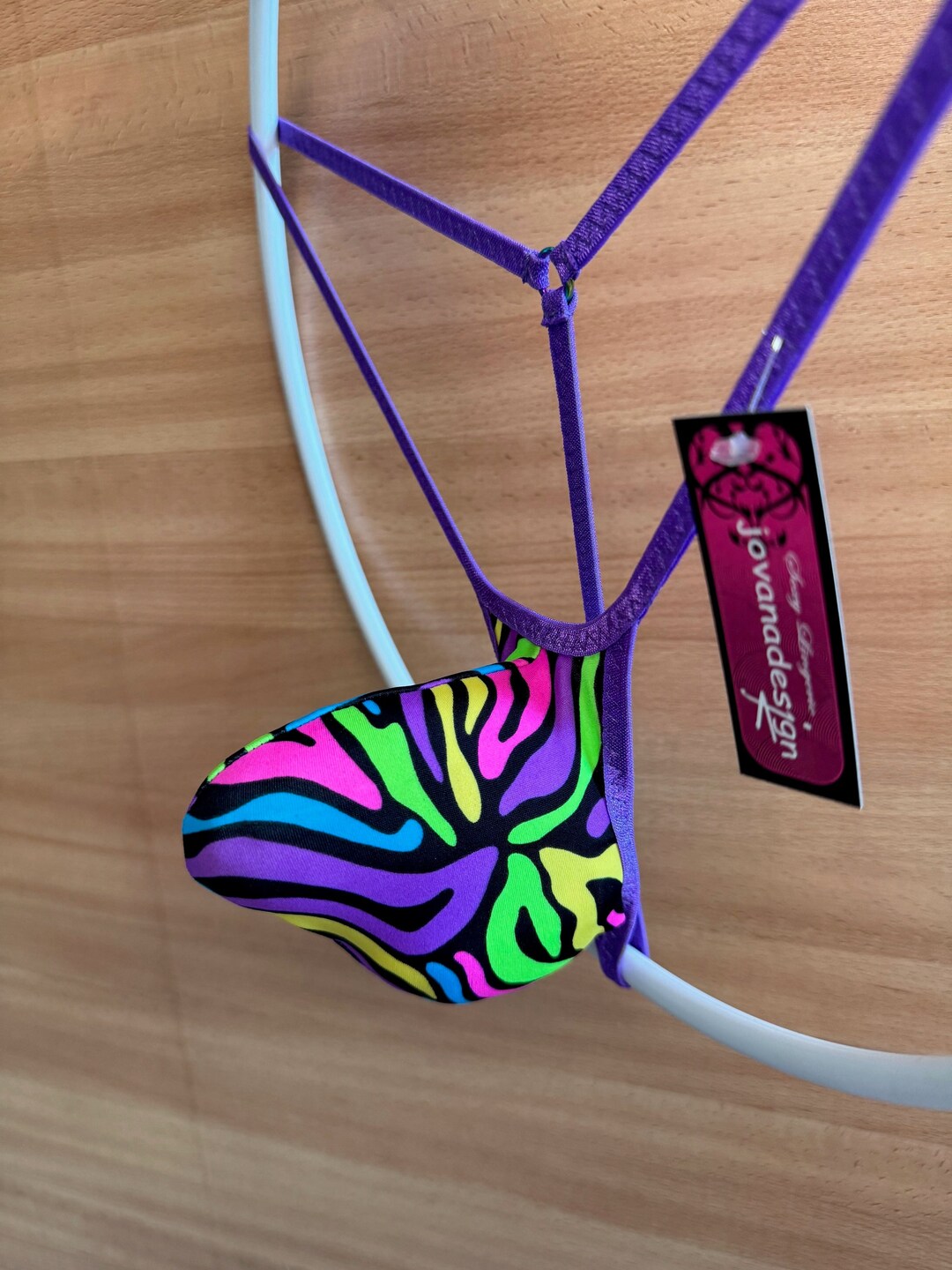 Jovanadesign 3D String 1 Push up and Push Out Mens String Tongues ...
