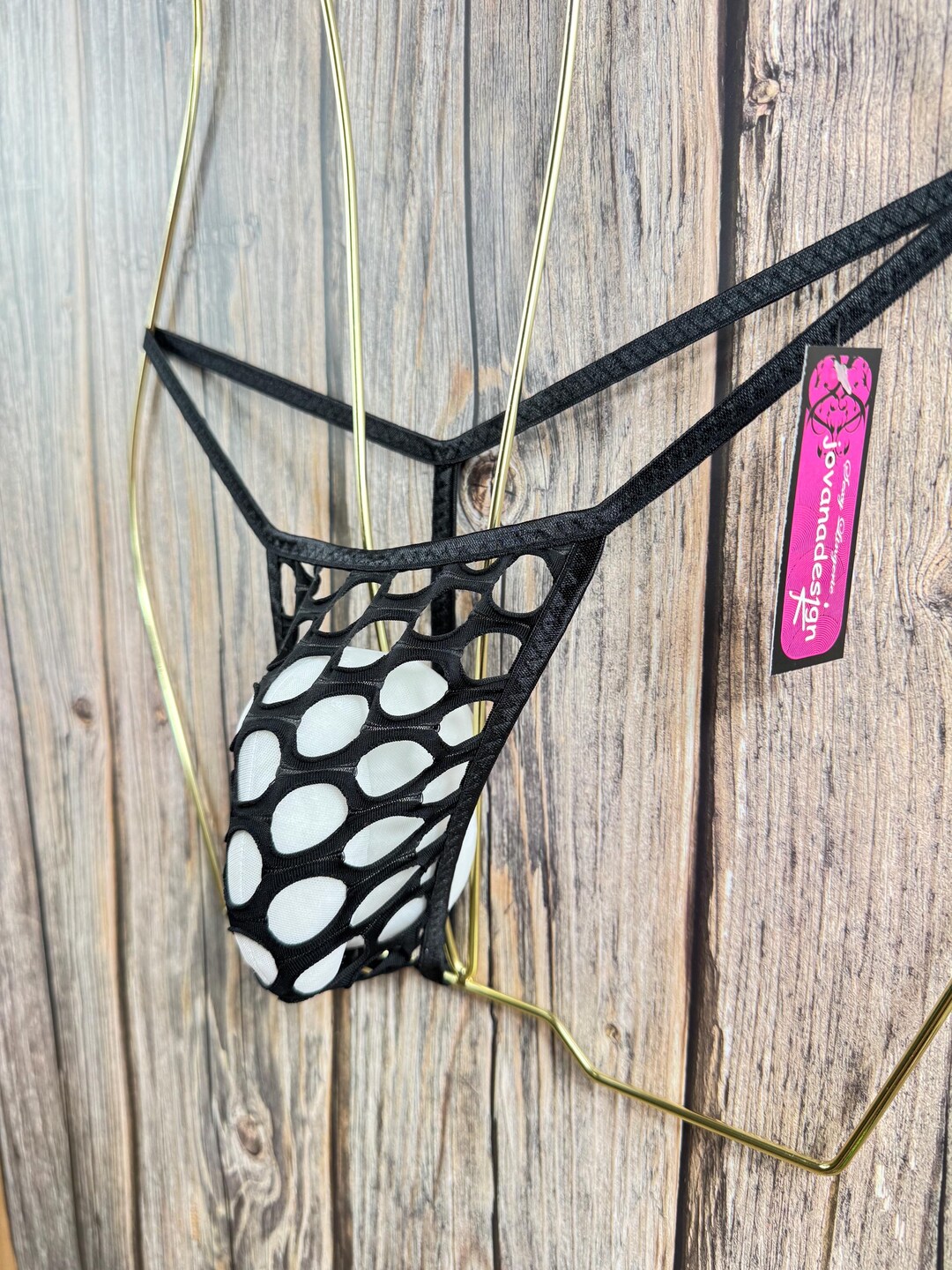 Jovanadesign K2 String Black Extra Large Holes Soft Fishnet Mesh ...