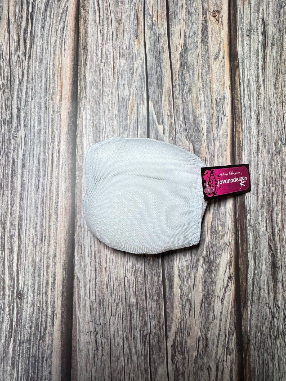 Jovanadesign Mens Tanning Pocket White See Thru Mesh Testicles Cover ...