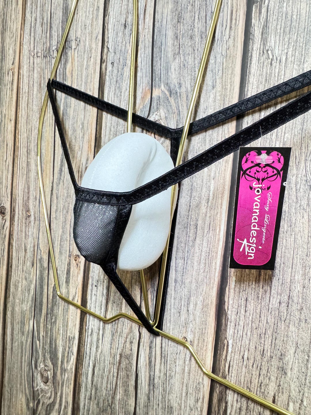 Jovanadesign Nano of Nano String - See Through Shine Black Silver Mesh ...