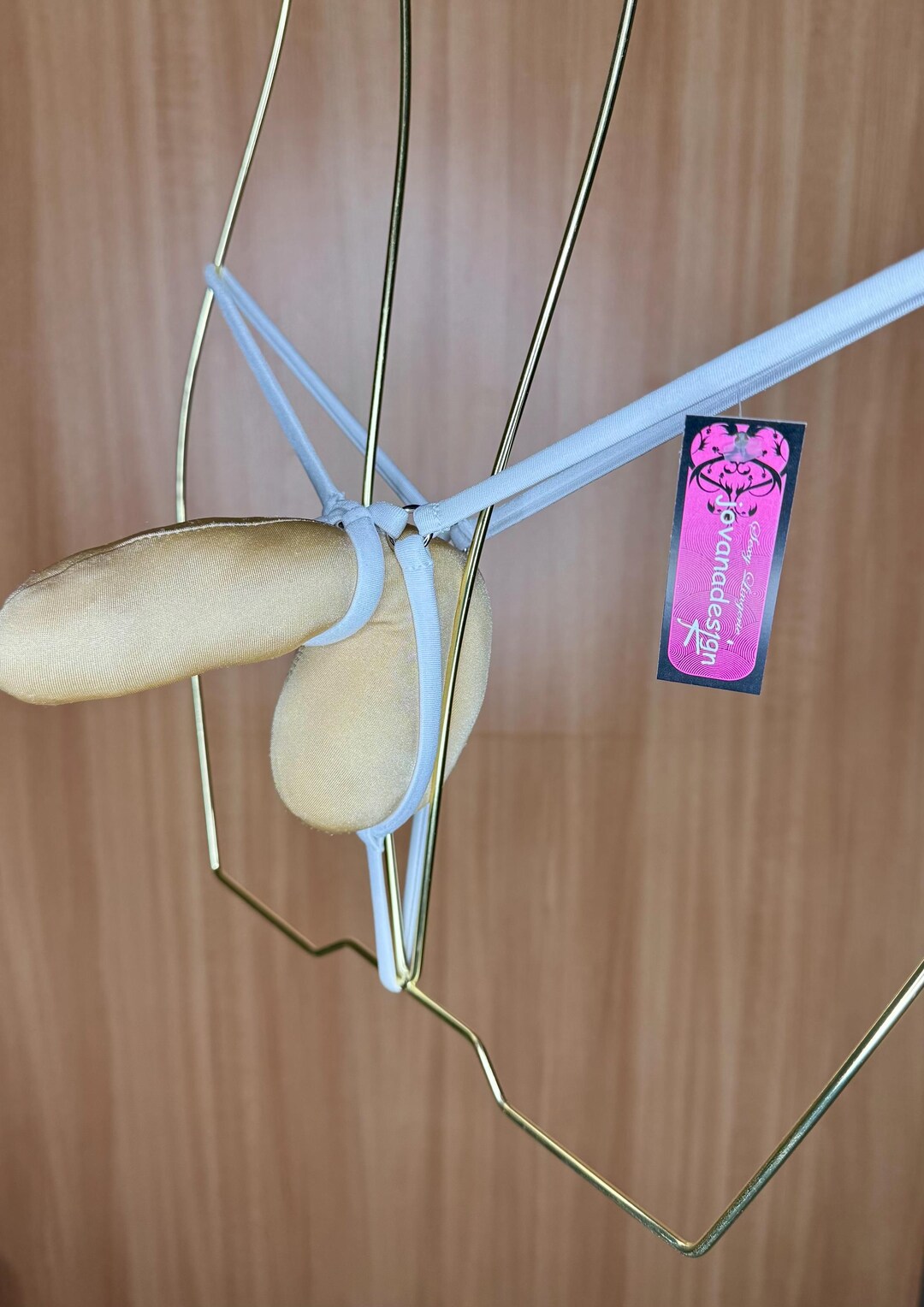 Jovanadesign Separate Lift Enhancer String Extreme Mens Open Enhancing Ouvert Suit - White ...