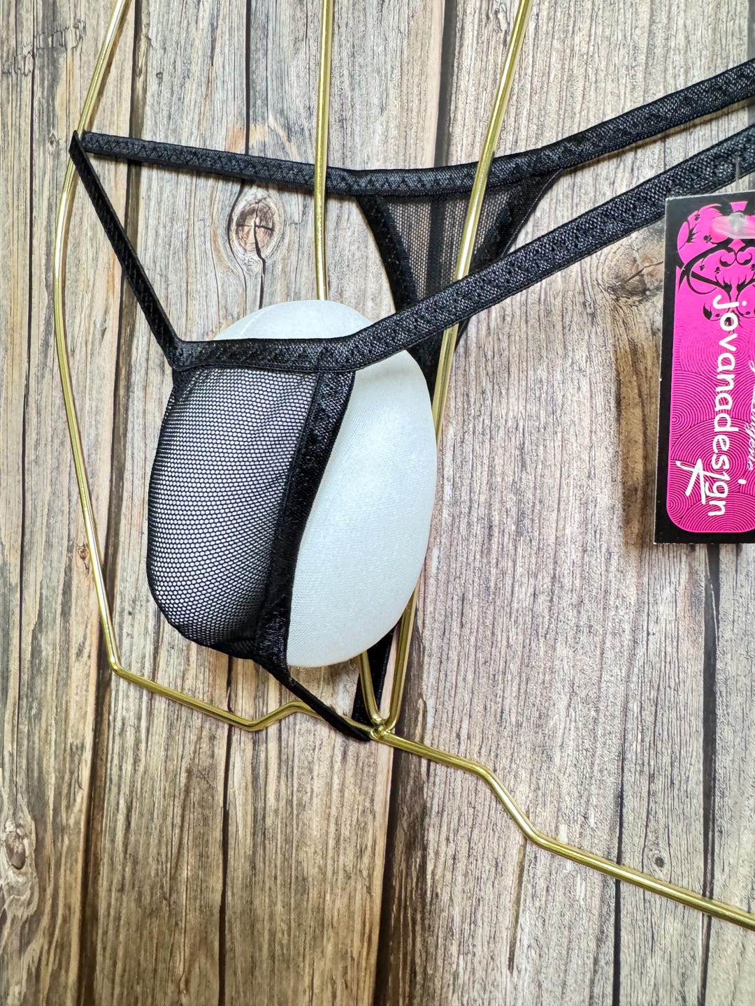 Jovanadesign Nano String Black See Through Mesh Extreme Micro Little ...