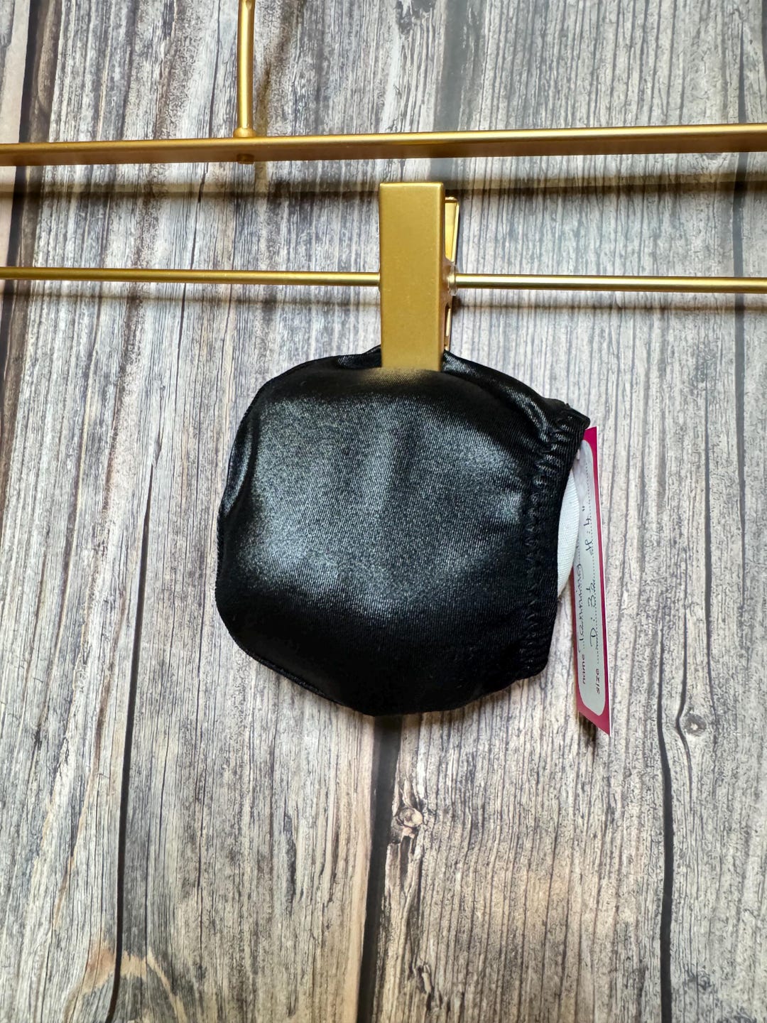 Jovanadesign Mens Tanning Pocket Black Wet Look Testicles Cover Bulge ...