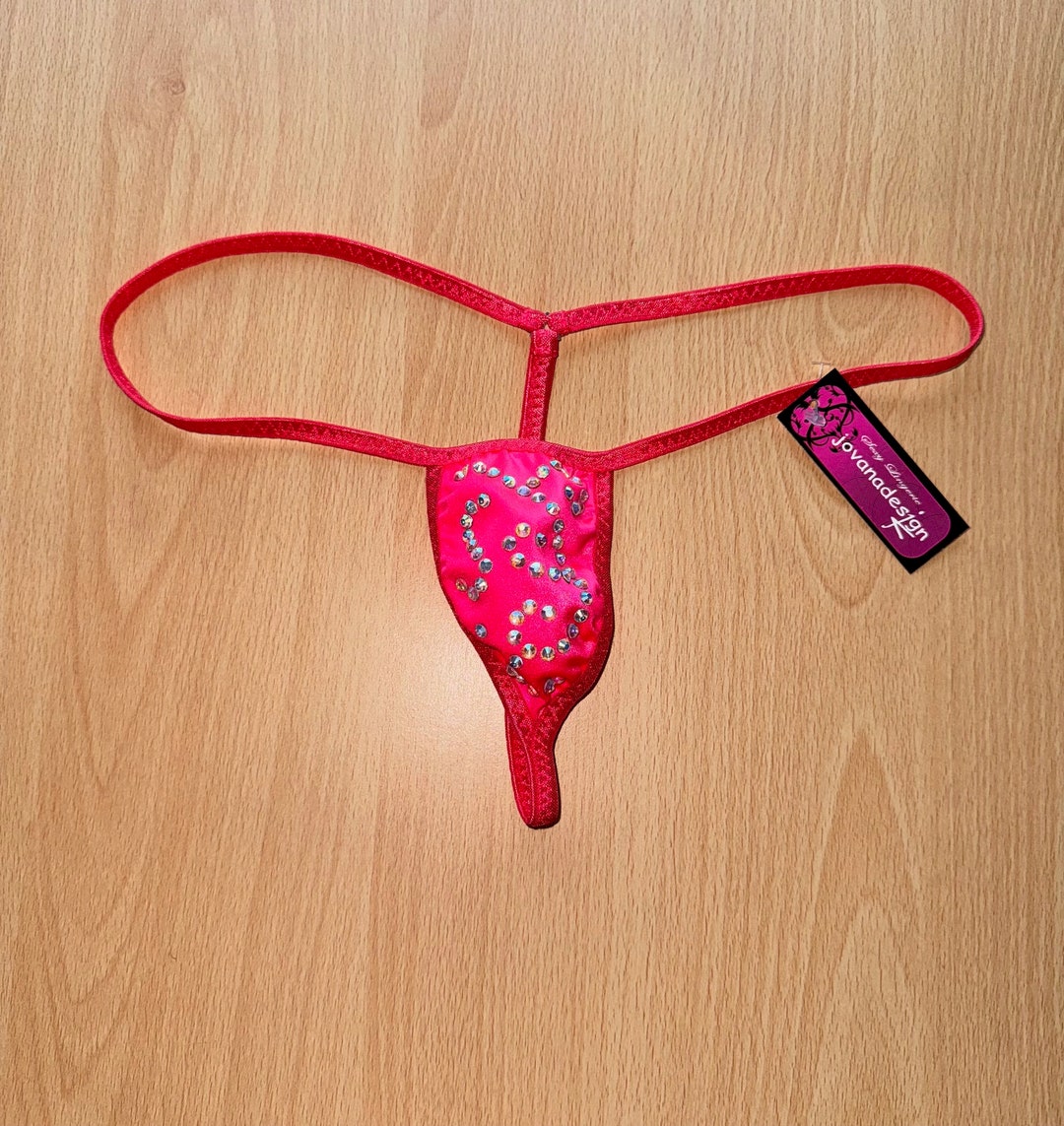 Jovanadesign Extreme Small Mens String- Exclusive One of a Kind Coral ...