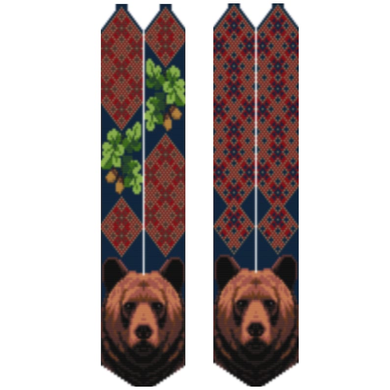 PDF Pattern for Creating a Gerdan Totem Bear, Bead Loom Pattern - Etsy