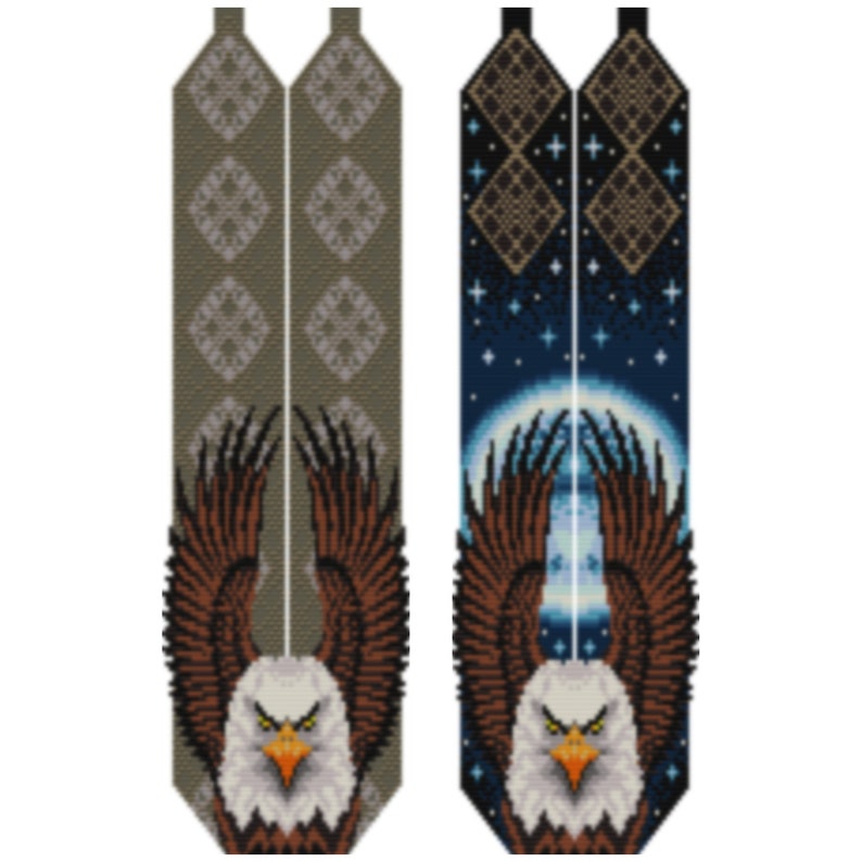PDF Pattern for Creating a Gerdan Totem Eagle, Bead Loom Pattern - Etsy