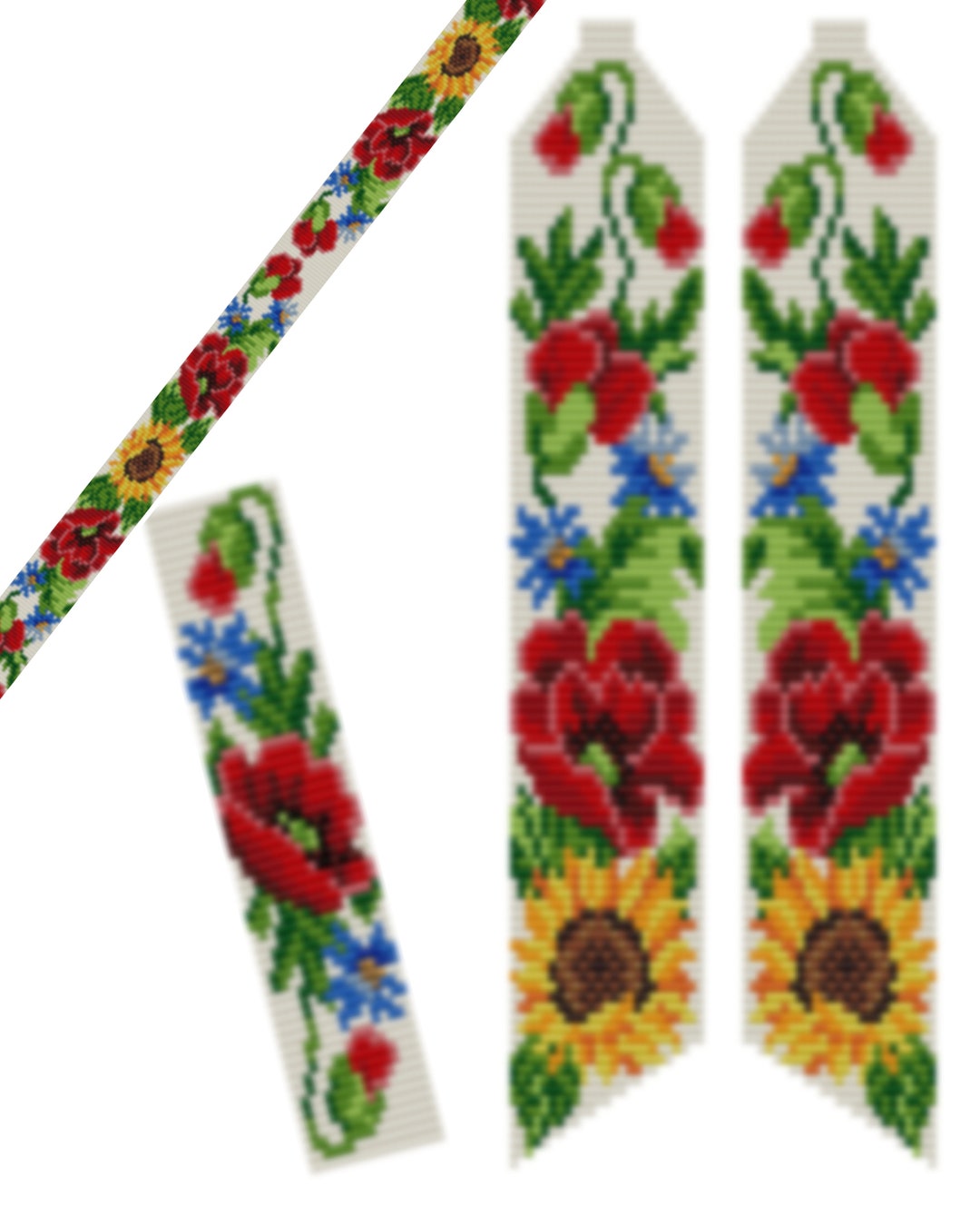 PDF Pattern for Creating a Gerdan, Bead Loom Pattern - Etsy