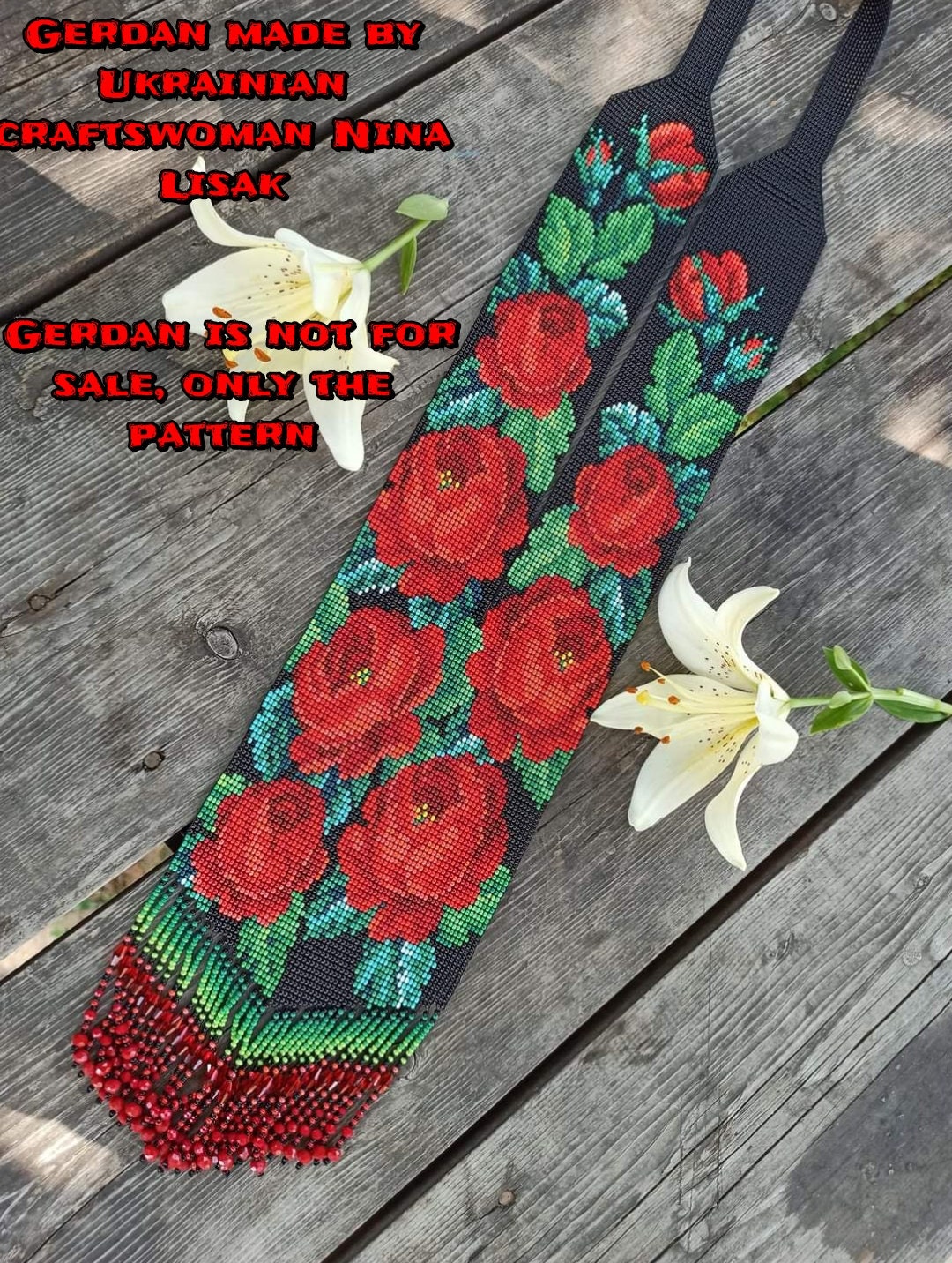 PDF Pattern for Creating a Gerdan, Bead Loom Pattern - Etsy