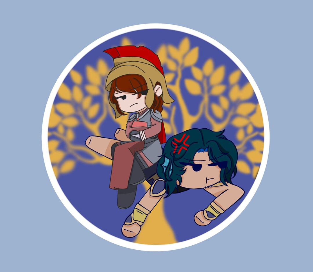 Athena Vs Poseidon Greek Mythology Sticker - Etsy