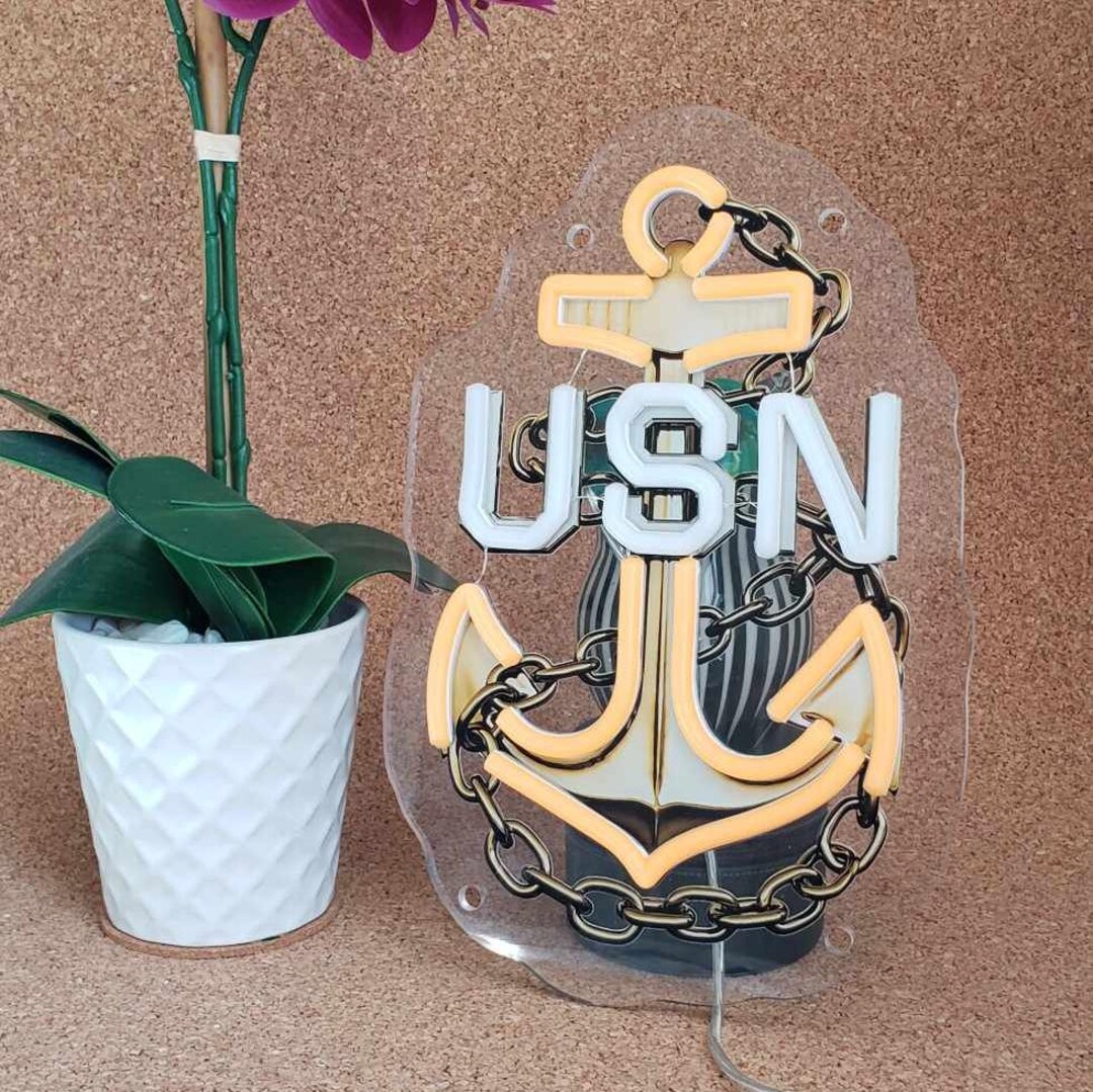 Chief Petty Officer LED Neon Sign - Etsy