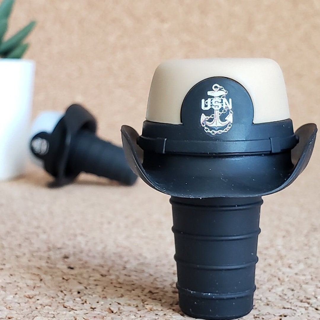 USN Chief Bucket Cover Bottle Stopper - Etsy