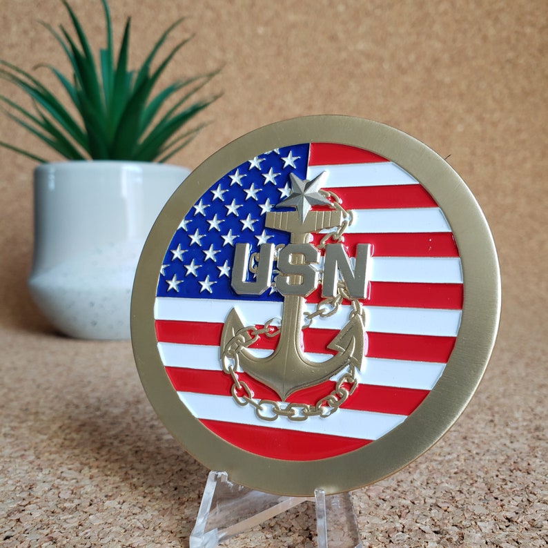 USN Chief 3M Flag Emblem - Etsy