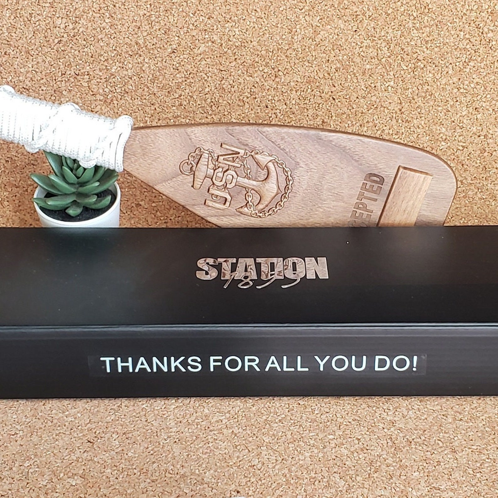 US Navy Chief Customizable Walnut Paddle - Etsy