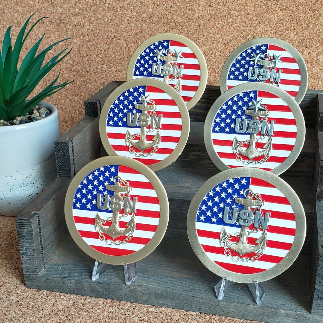 USN Chief 3M Flag Emblem - Etsy