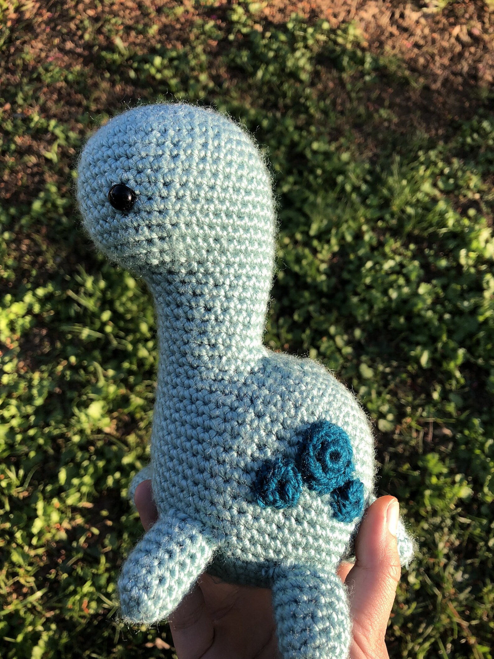No Sew Amigurumi Crochet Pattern, Bronto the Dinosaur Plush ...