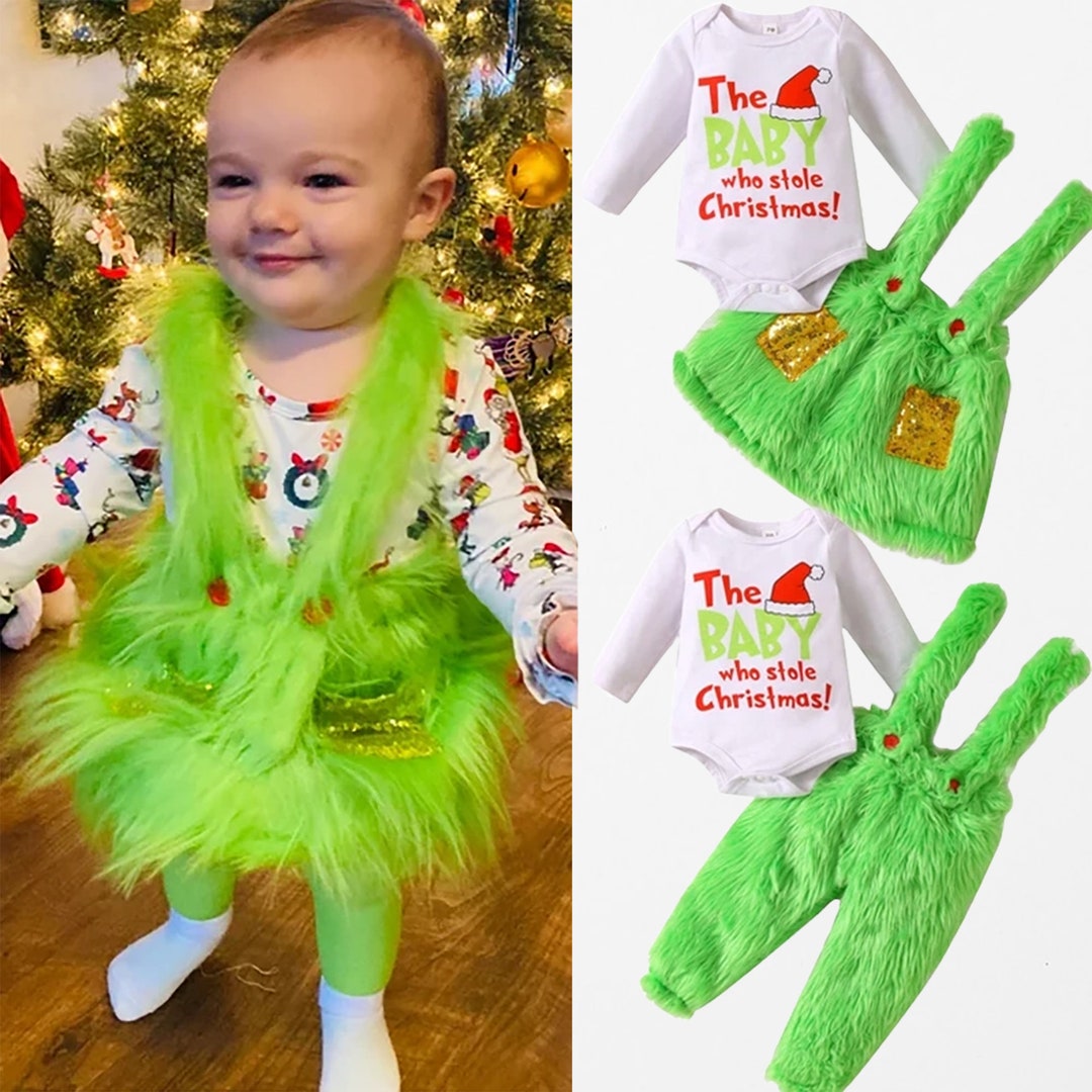 Grinch Inspired Furry Sibling Sets Boy Girl Christmas Grinch - Etsy