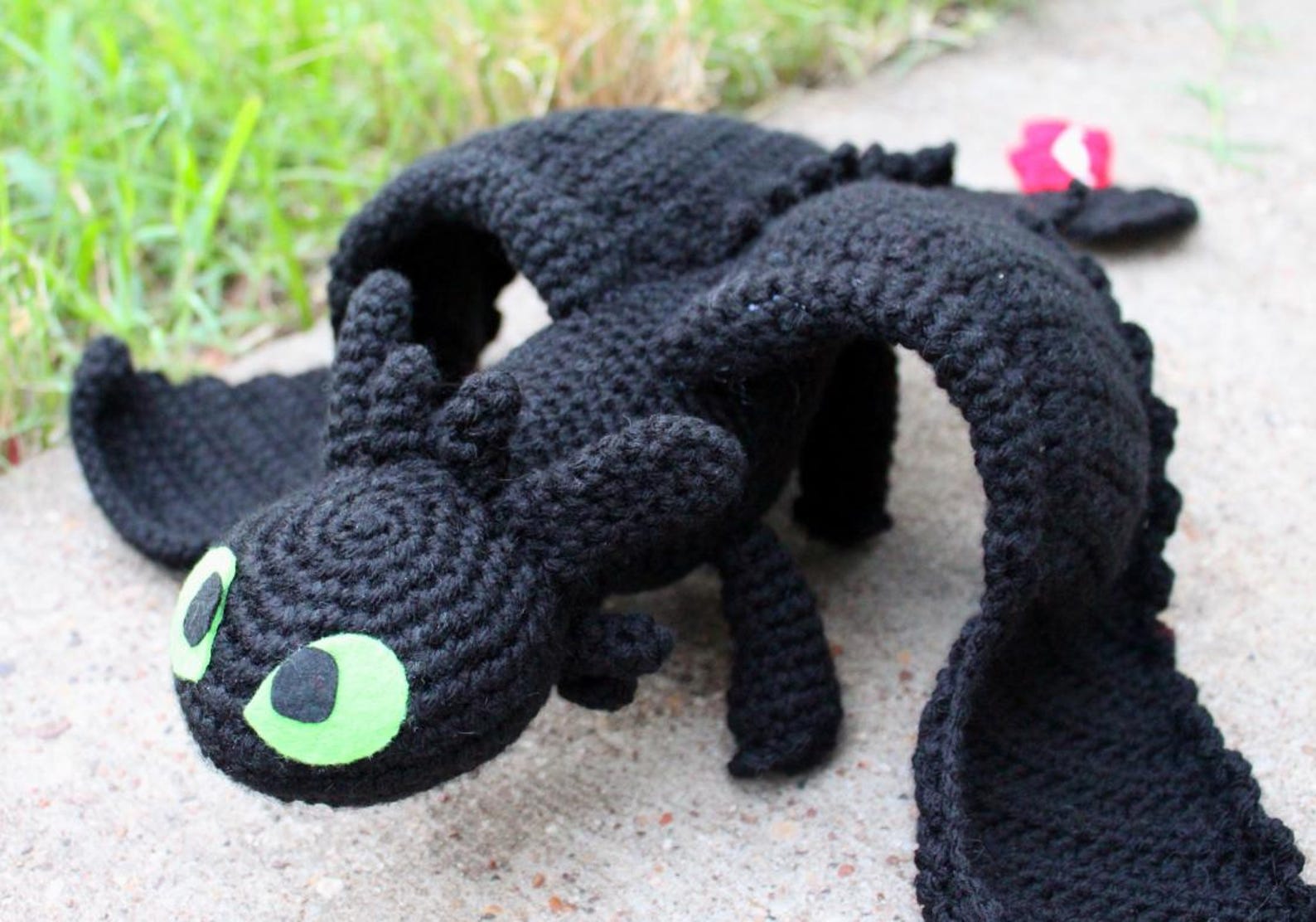 Night Fury-inspired Baby Dragon Crochet Pattern - Amigurumi PDF ...