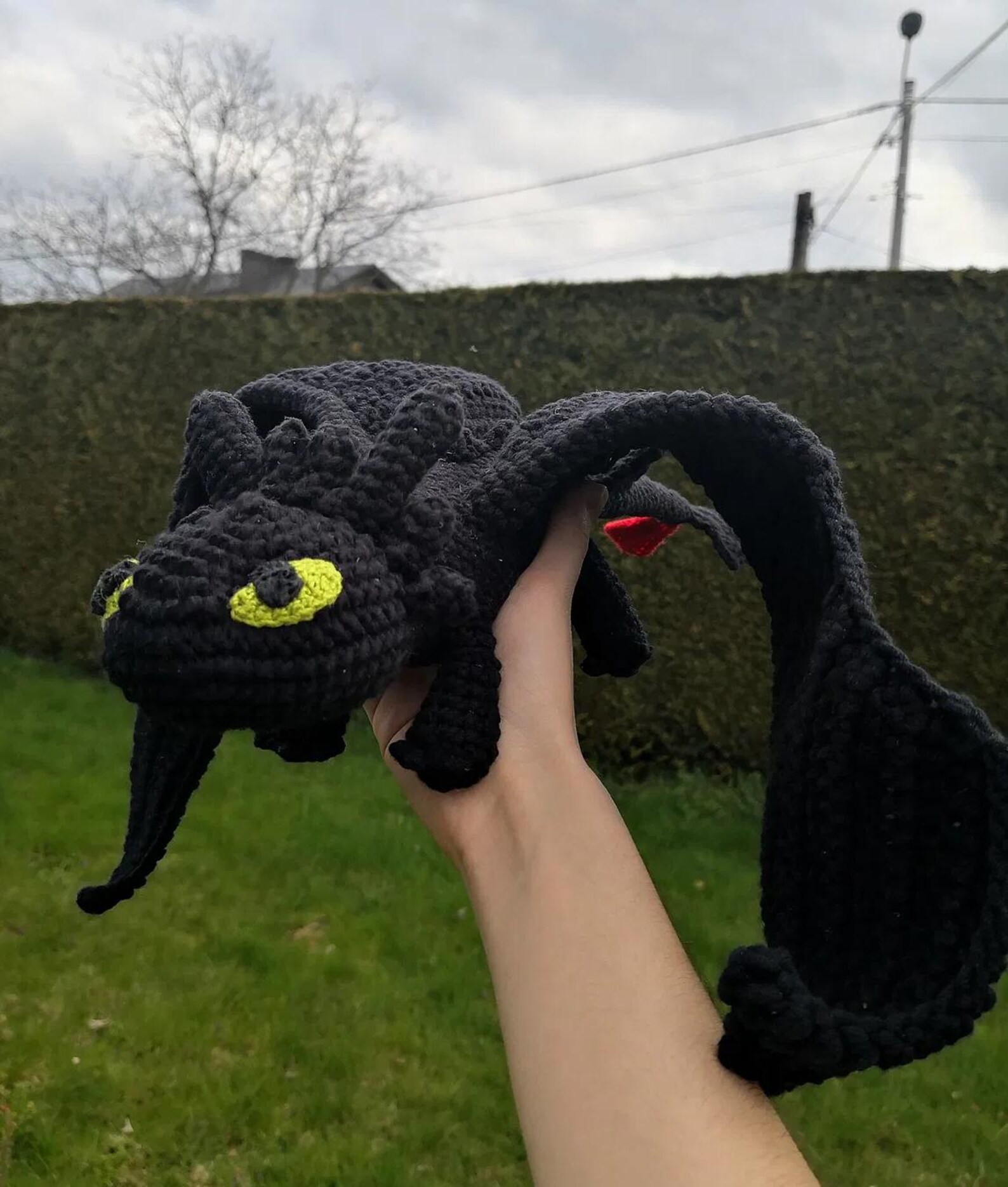Night Fury-inspired Baby Dragon Crochet Pattern - Amigurumi PDF ...