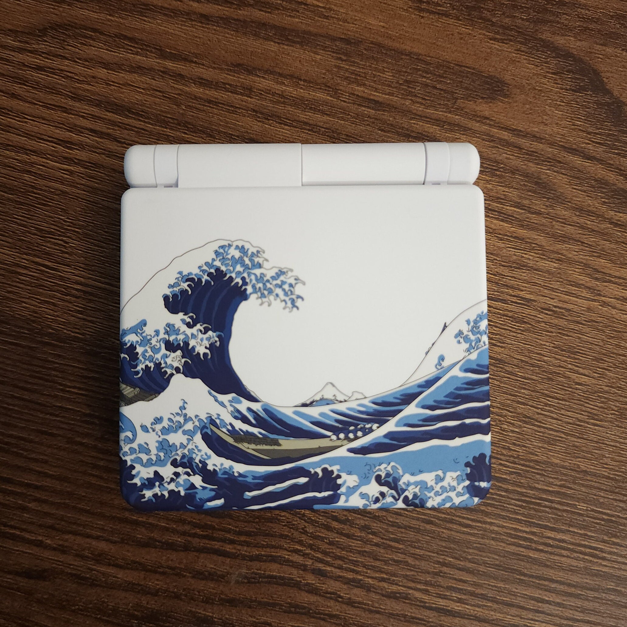 All White Great Wave Nintendo Gameboy Advance SP With IPS Screen - Etsy