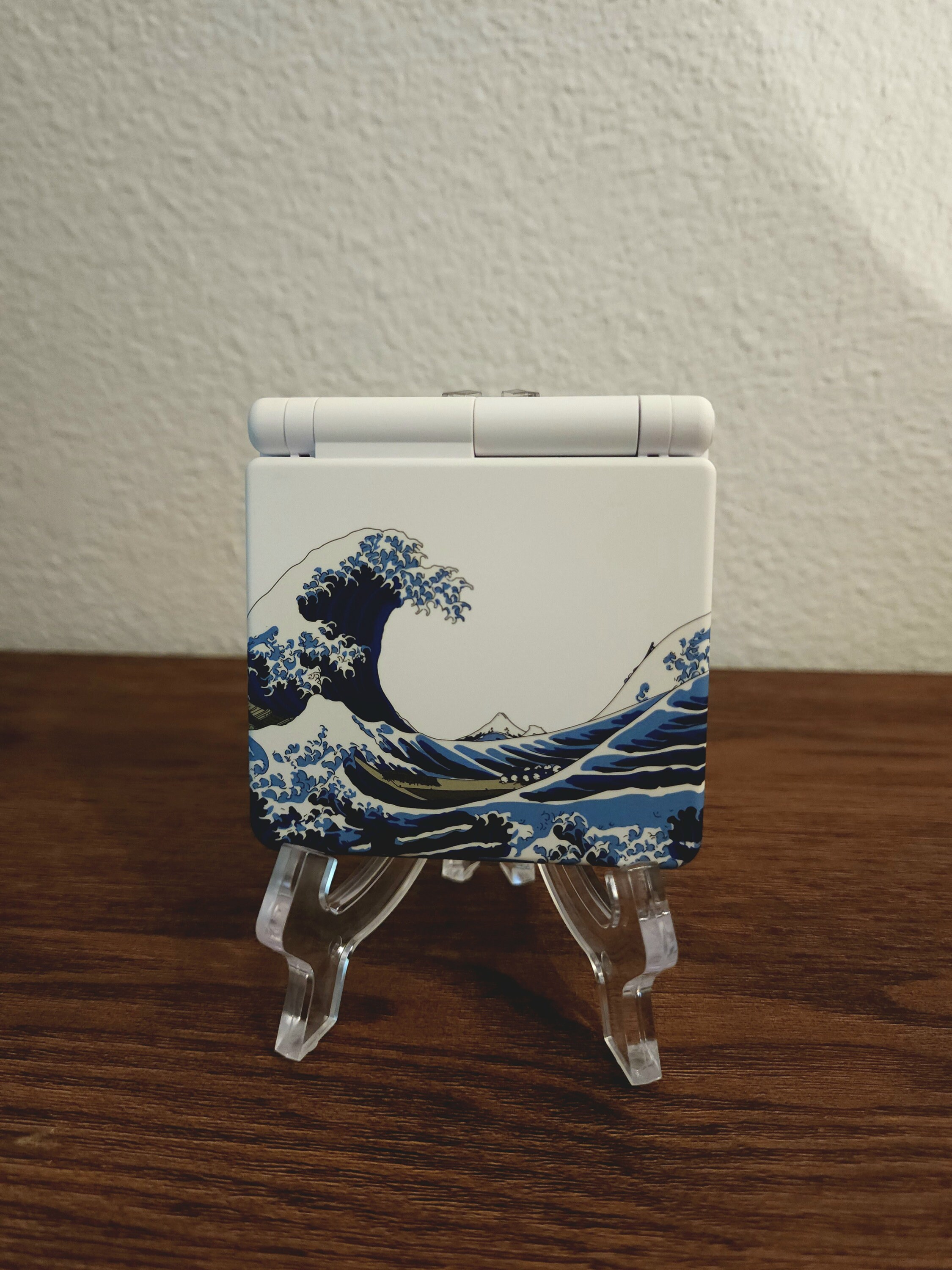 All White Great Wave Nintendo Gameboy Advance SP With IPS Screen - Etsy