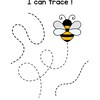 PRESCHOOL Line Tracing Honeybee - Etsy