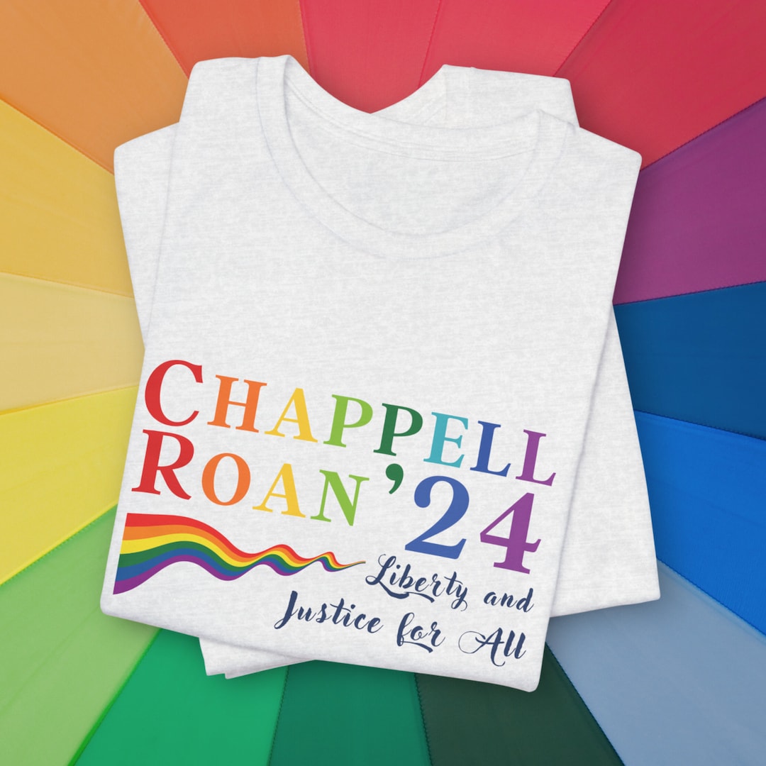 Chappell Roan for President 2024 Rainbow Tee LGBTQ Pride Shirt ...