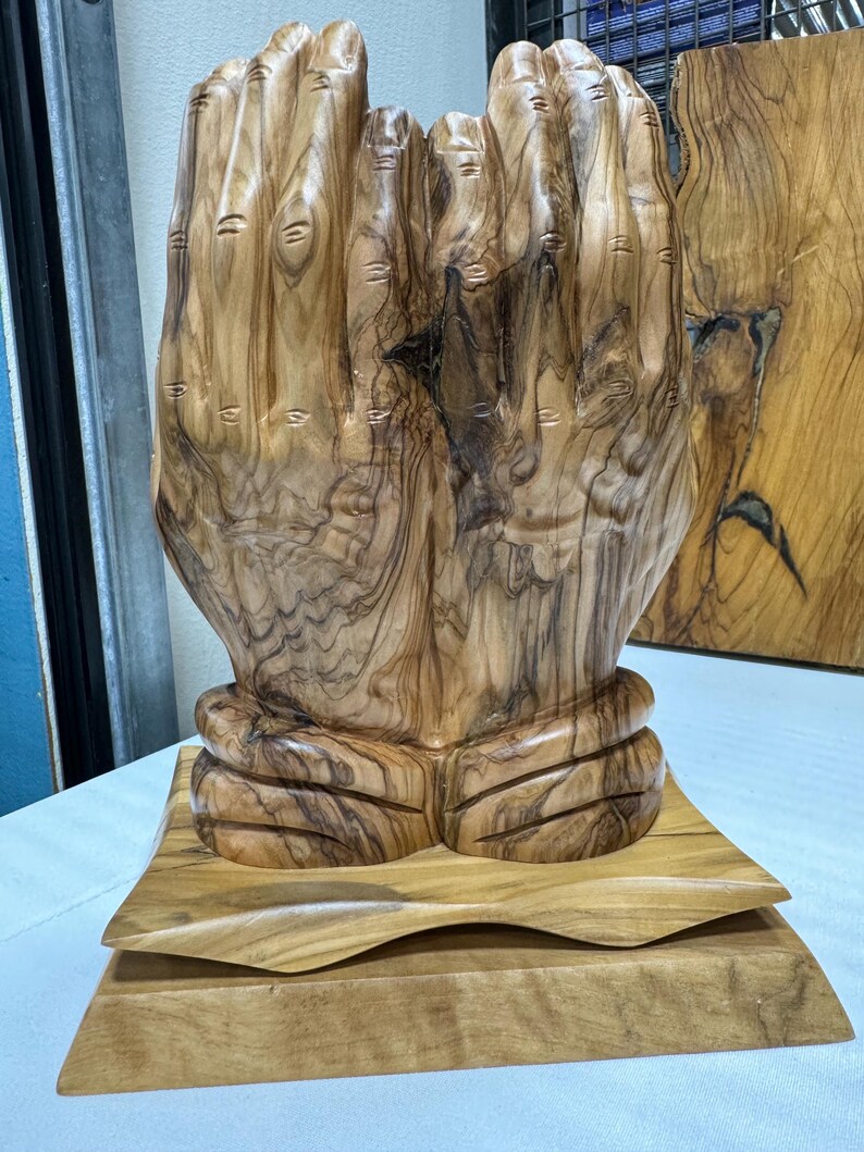 Hand Prayer Statue - Etsy
