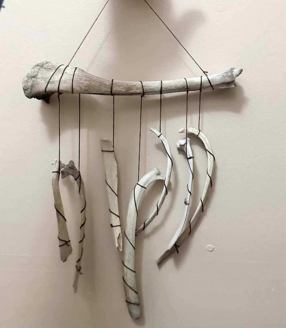 Bone Wind Chime C - Etsy