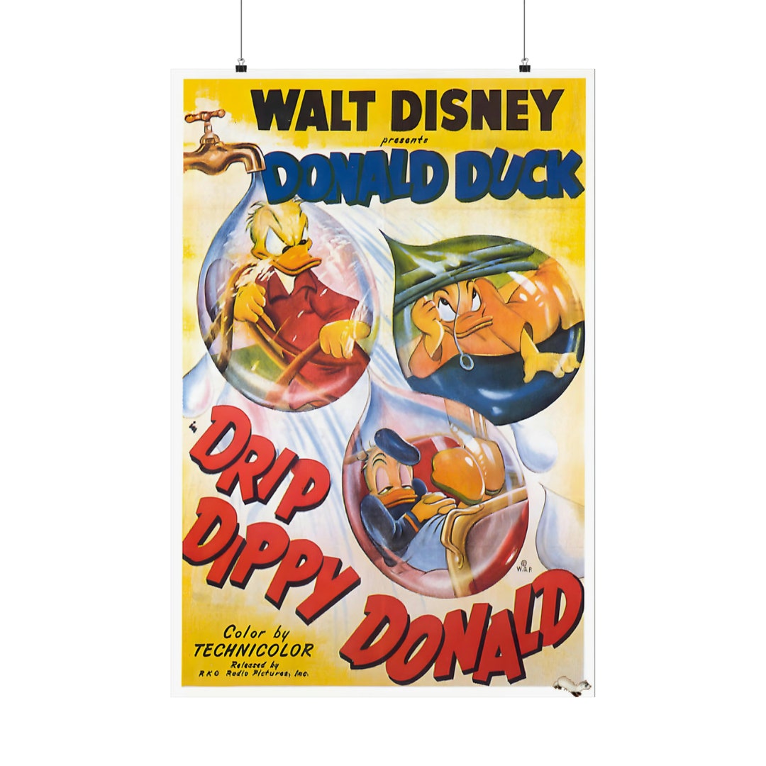 Vintage 1948 'rip Dippy Donald' Movie Poster - Etsy