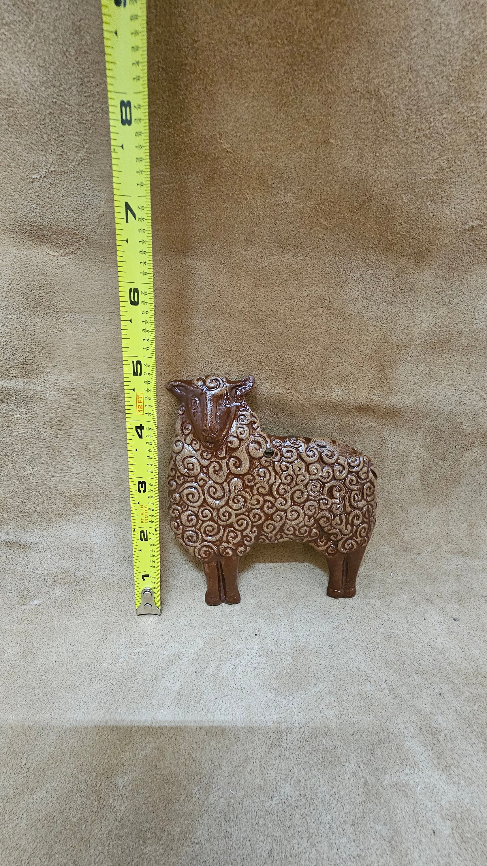 Sheep Hanging Ornament Brown Sheep Merino Wooly Sheep - Etsy