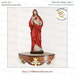 Wooden Corner Shelf Icon Altar – Christian Catholic Orthodox Home ...