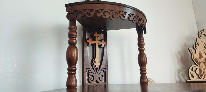 Corner Shelf Display Altar Christian Catholic Orthodox Home Prayer ...