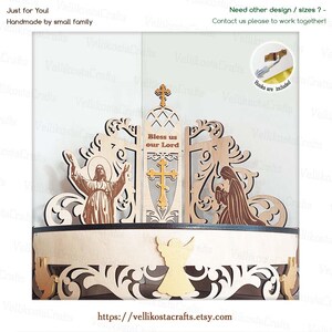 Handmade Wooden Corner Shelf: Christian Orthodox Icon Altar - Etsy