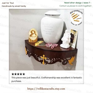 Wooden Corner Shelf Icon Altar – Christian Catholic Orthodox Home ...