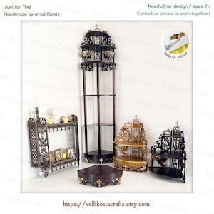 Christian Catholic Orthodox Corner Shelf Icons Display Home Prayer ...